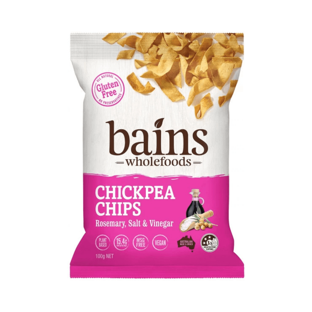 Bains Chickpea Chips Rosemary & Vinegar 100g — BuyNatural