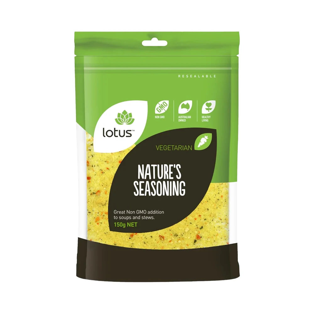 Lotus Nature's Seasoning 150g — Versatile pantry staple — BuyNatural