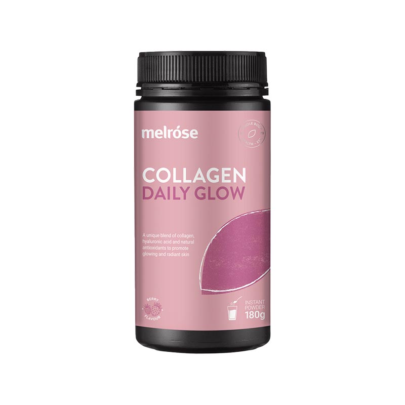 Melrose Collagen Daily Glow + Hyaluronic Acid Berry 180g — BuyNatural