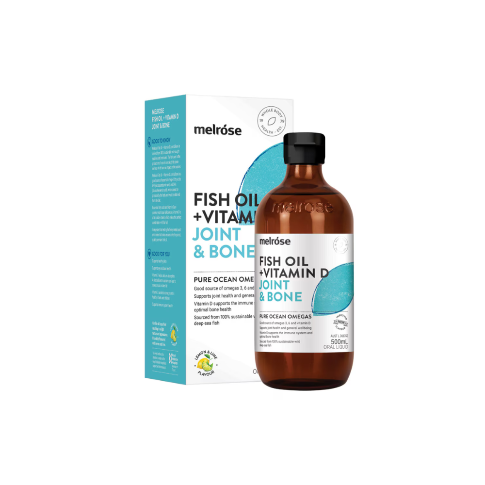 Melrose Fish Oil + Vitamin D (Joint & Bone) 500ml — BuyNatural