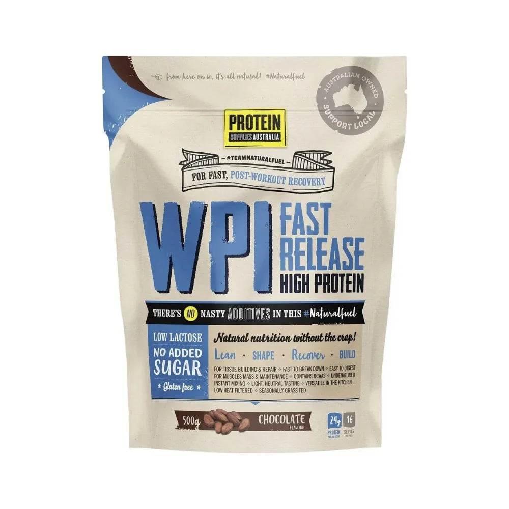 Protein Supplies Australia WPI Whey Protein Isolate Chocolate 500g — BuyNatural