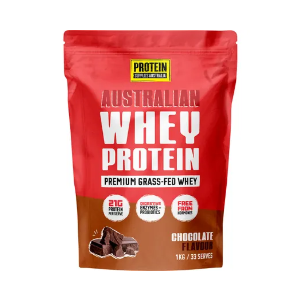 Protein Supplies Australia Australian Whey Protein Chocolate 1kg ...