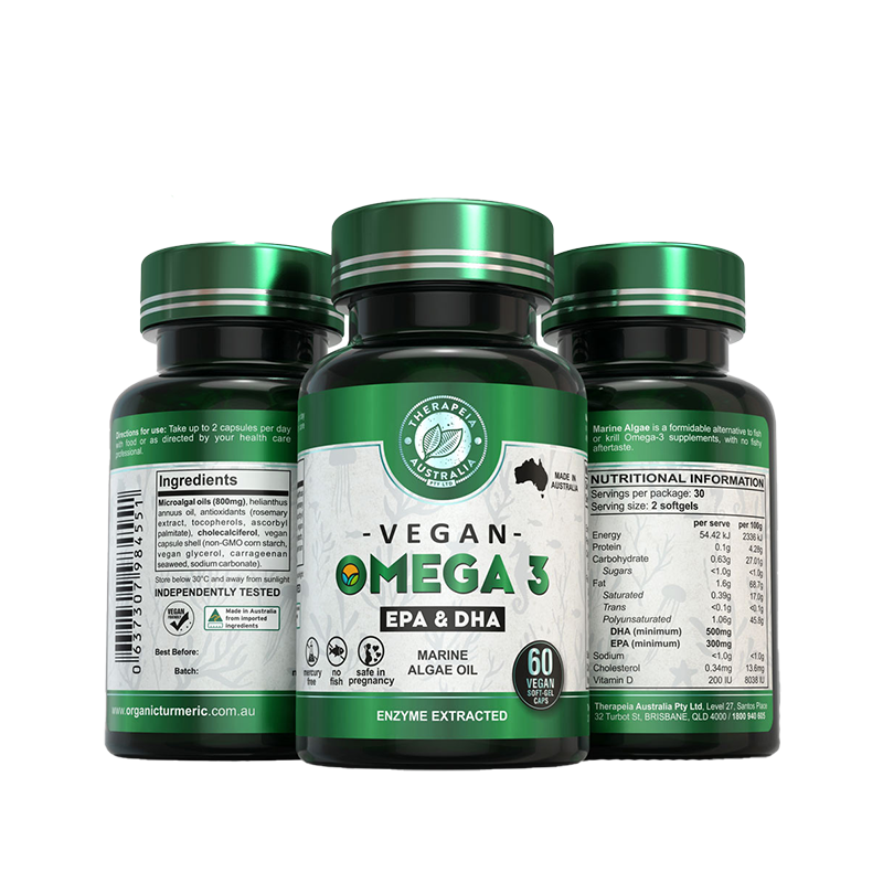 Therapeia Australia Omega 3 Marine Algae 60 Capsules 3 Pack — BuyNatural